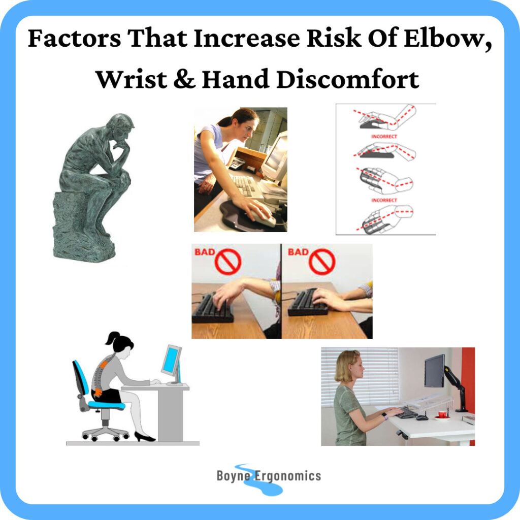 Reducing Elbow, Wrist and Hand Discomfort At The Workstation - Boyne Ergonomics