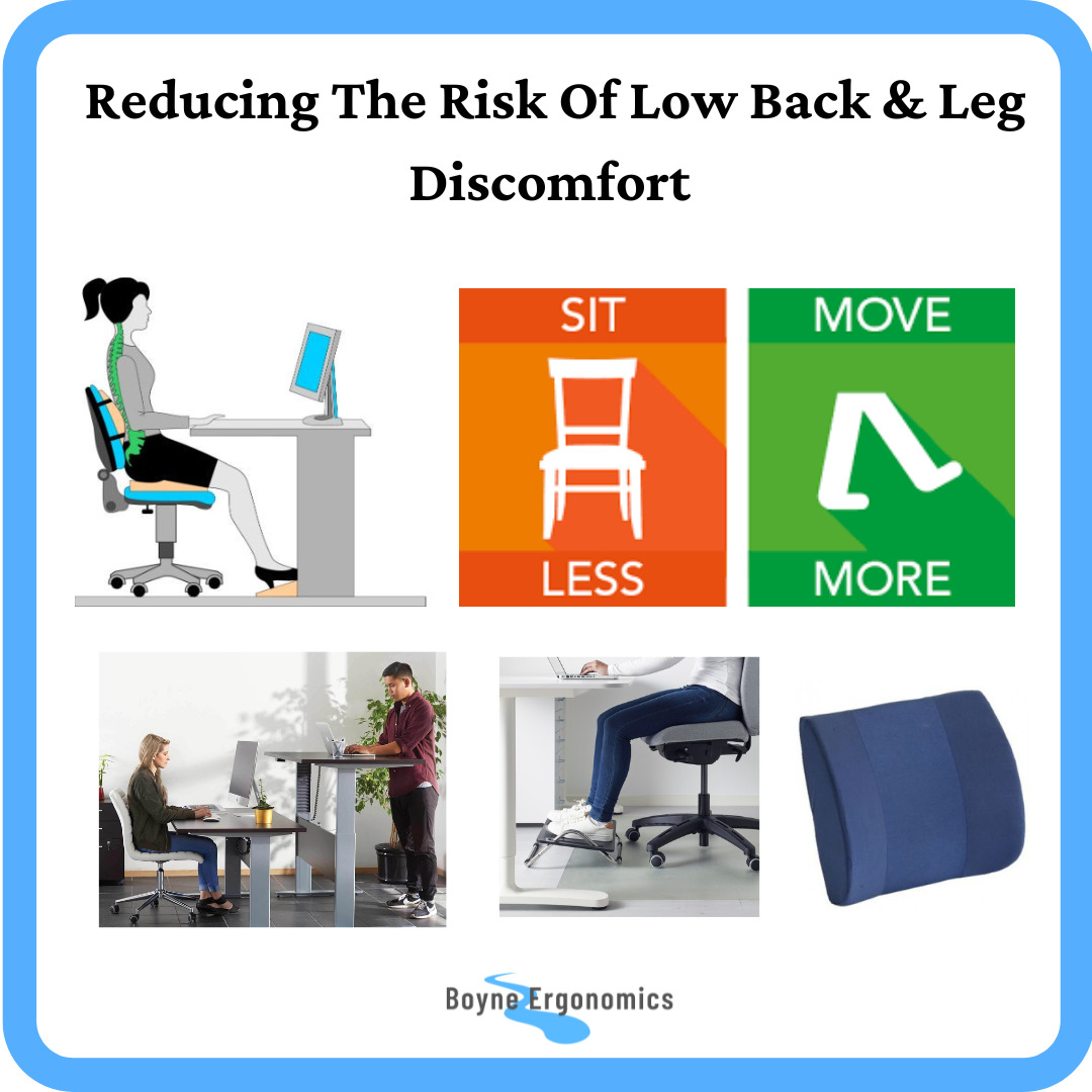 Reducing Low Back & Leg Discomfort At The Workstation - Boyne Ergonomics