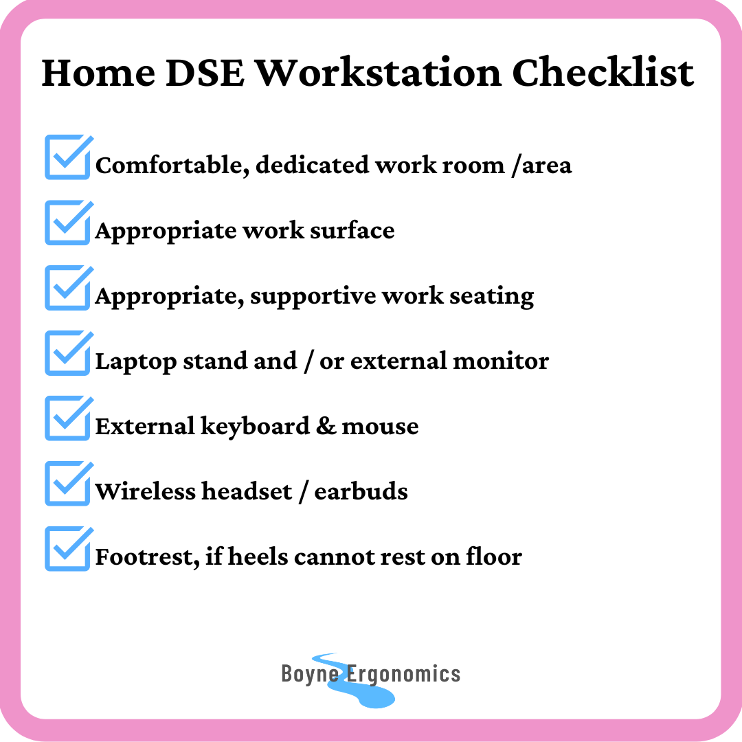 Your New Year Home Workstation Audit! - Boyne Ergonomics