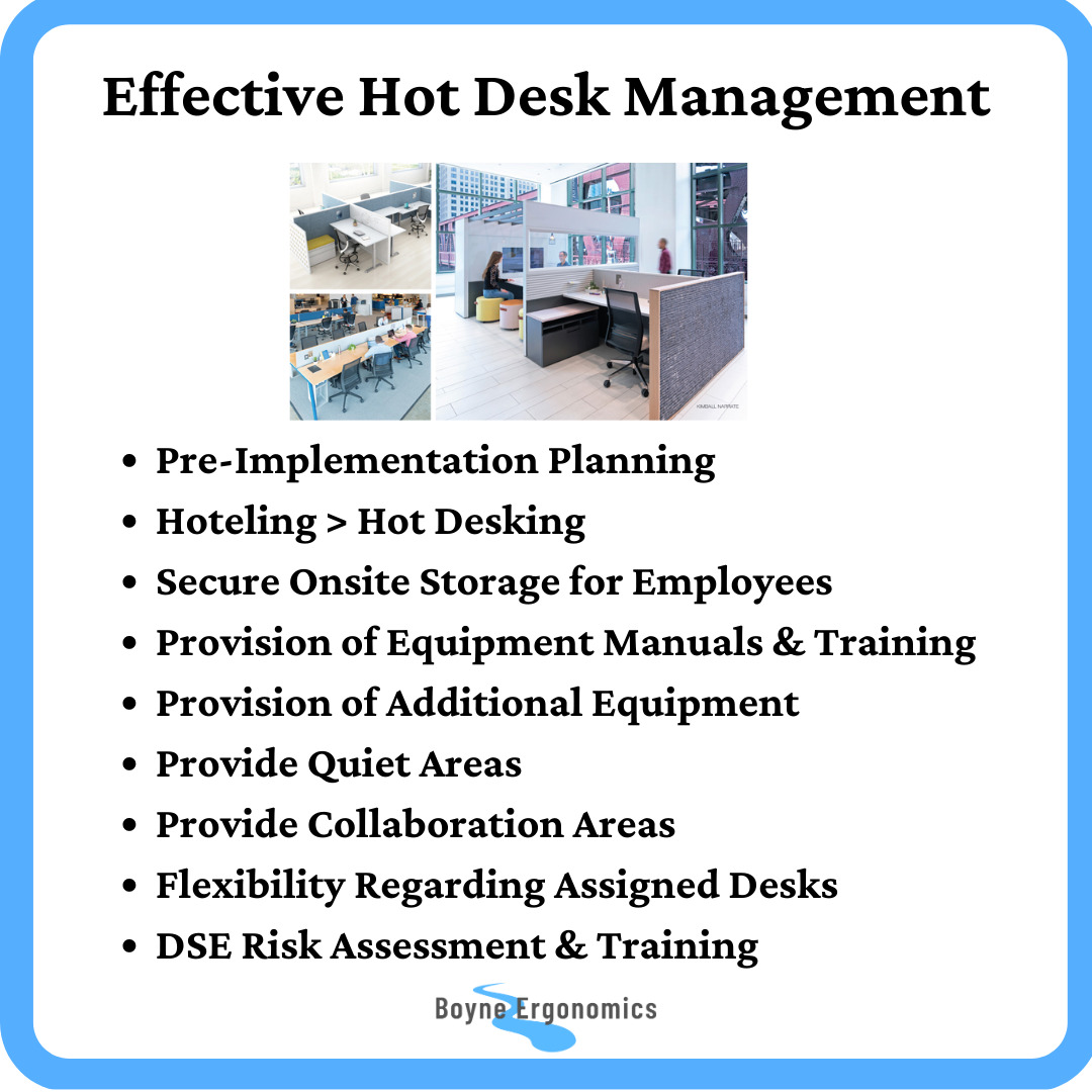 Managing a Successful Hot Desking Workplace - Boyne Ergonomics