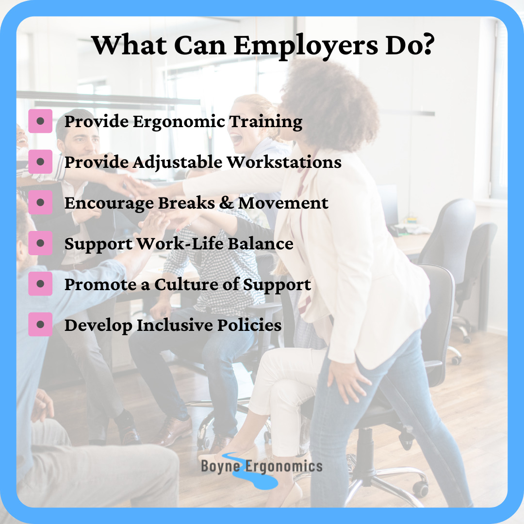 Workplace Health Considerations for Women - Boyne Ergonomics