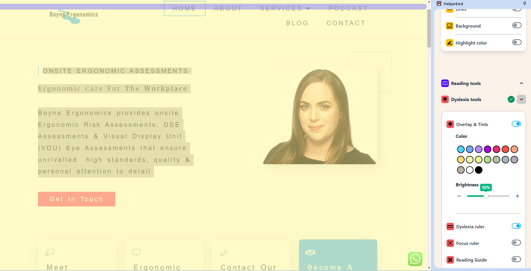Helperbird: The Web Extension Changing Web Accessibility - Boyne Ergonomics