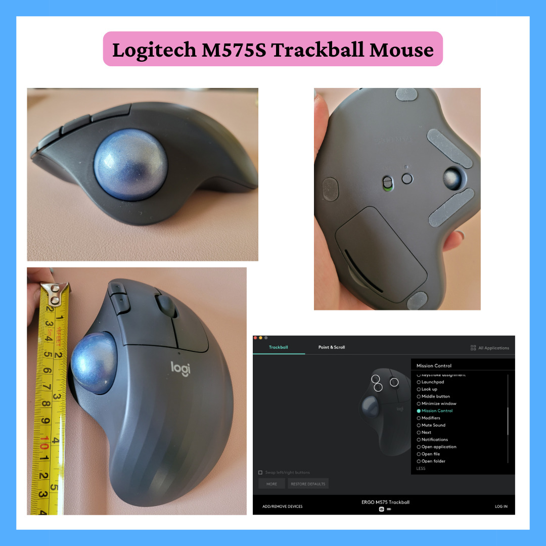 Logitech M575S Trackball Mouse Review - Boyne Ergonomics